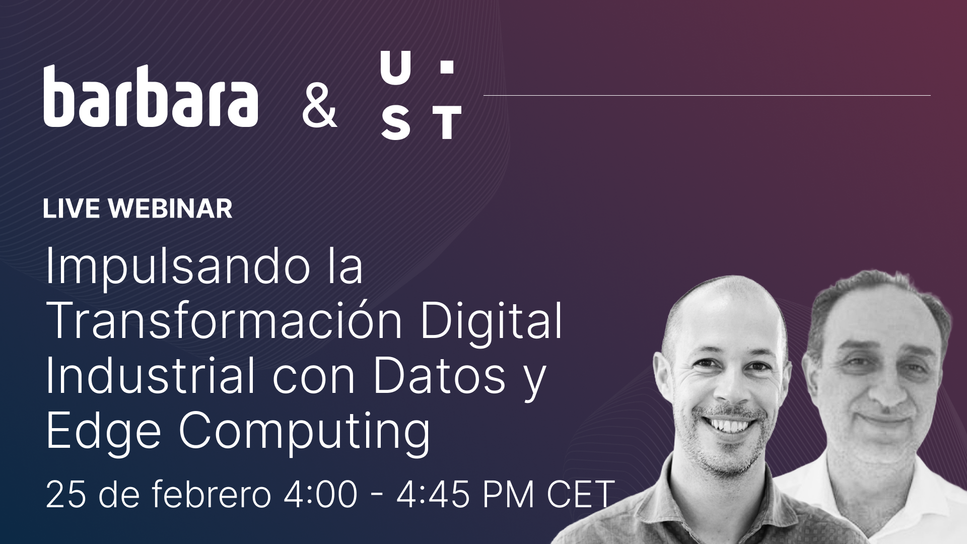 Webinar: Impulsando la Transformación Digital con Datos y Edge Computing